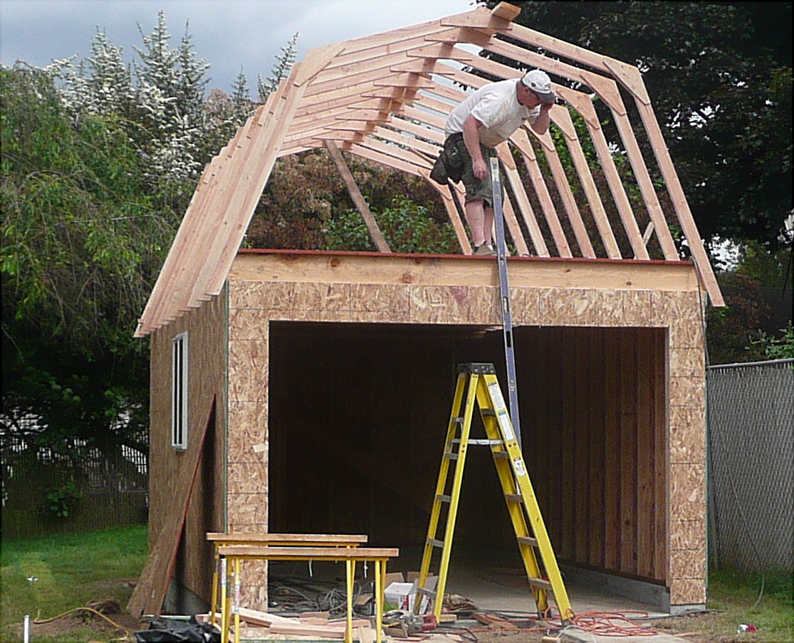 10 Easy Steps: How to Build a Gambrel Roof - CozyCottageCute